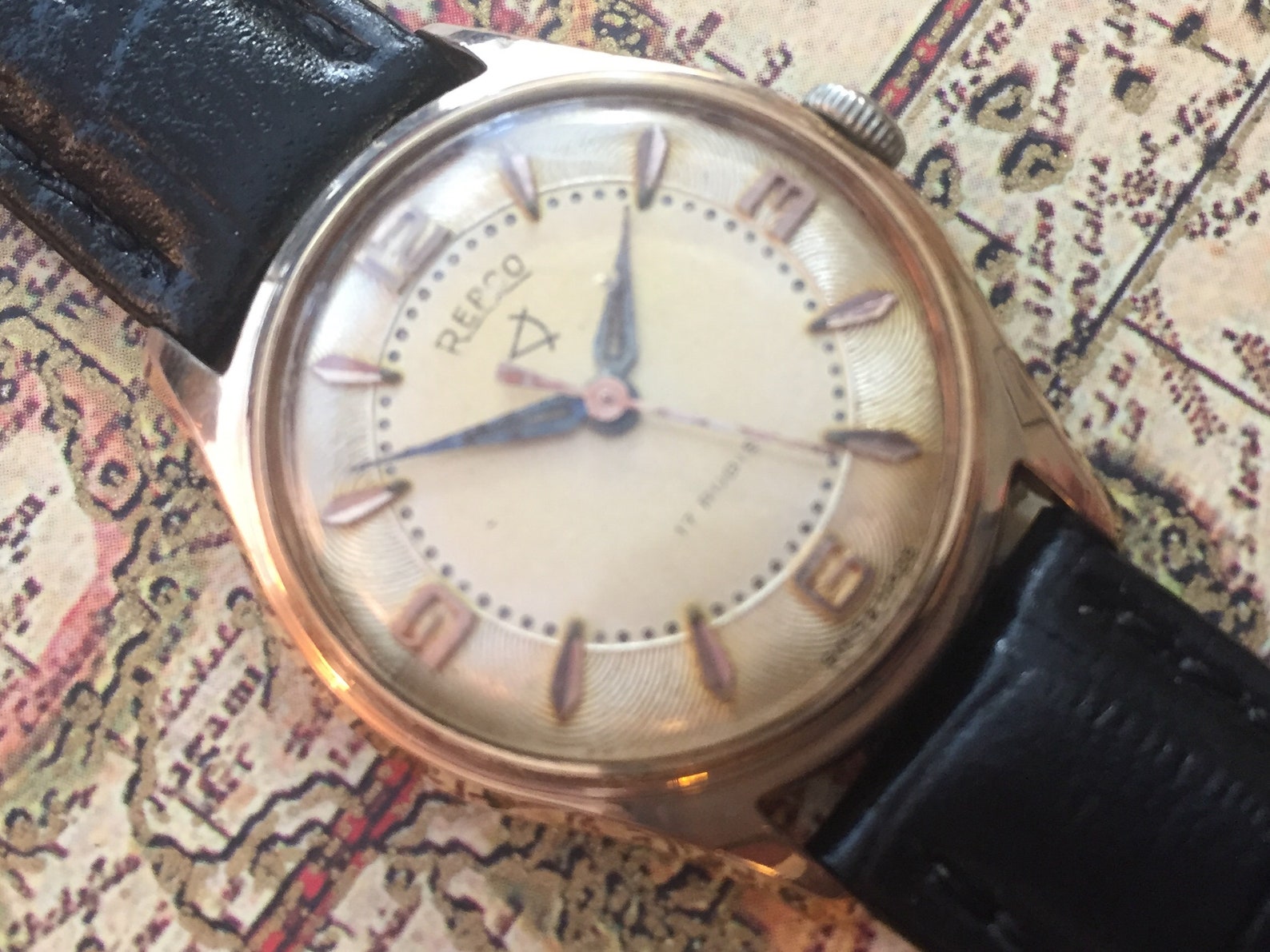 REPCO Watch Swiss Watch Vintage Mens Watch 17 Jewels | Etsy