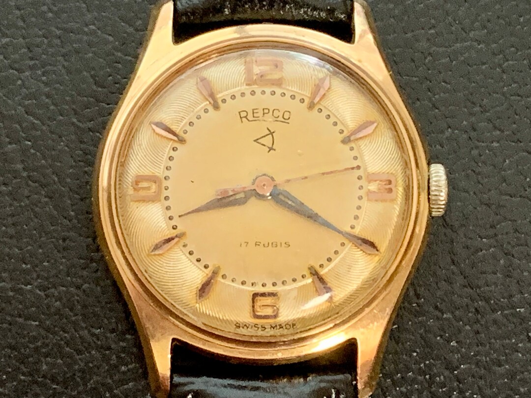 Original REPCO MILITARY SWISS Watch by Nicolet Vintage Mens 17 - Etsy.de