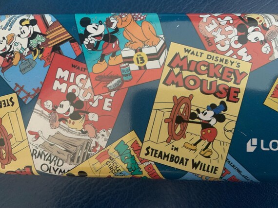 DISNEY MICKEY MOUSE Rare !!!! Vintage Collectible Tin… - Gem
