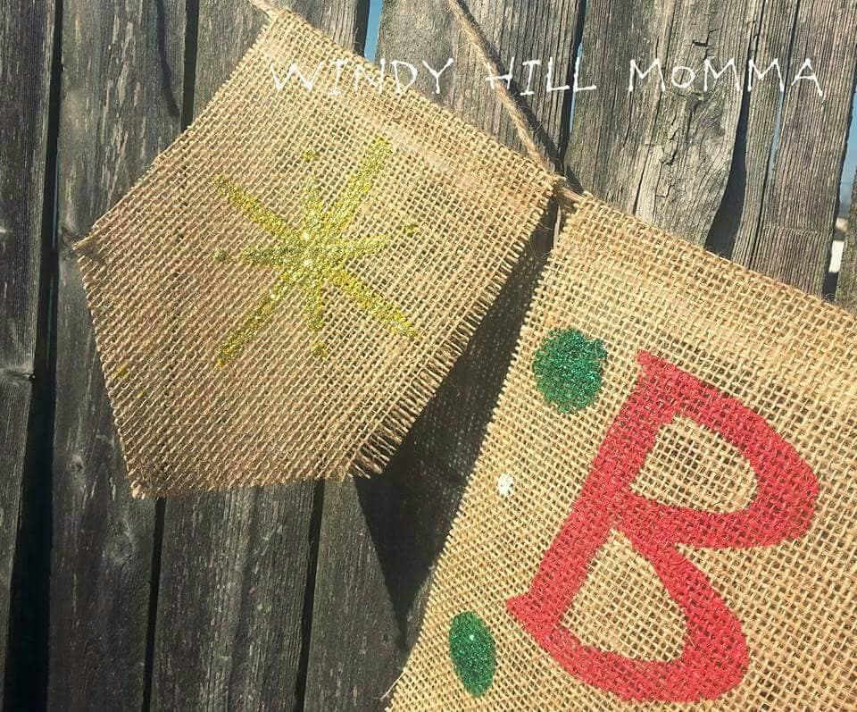 Happy Birthday Jesus Burlap Banner Christmas Decoration - Etsy