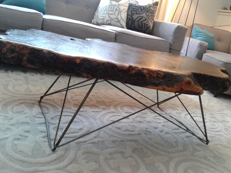 Mid Century Cats Cradle Coffee Table Base Raw Steel Base | Etsy