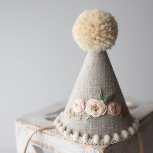PARTY HAT Floral Spring. Party Hat. Birthday Hat. Photo Prop - Etsy