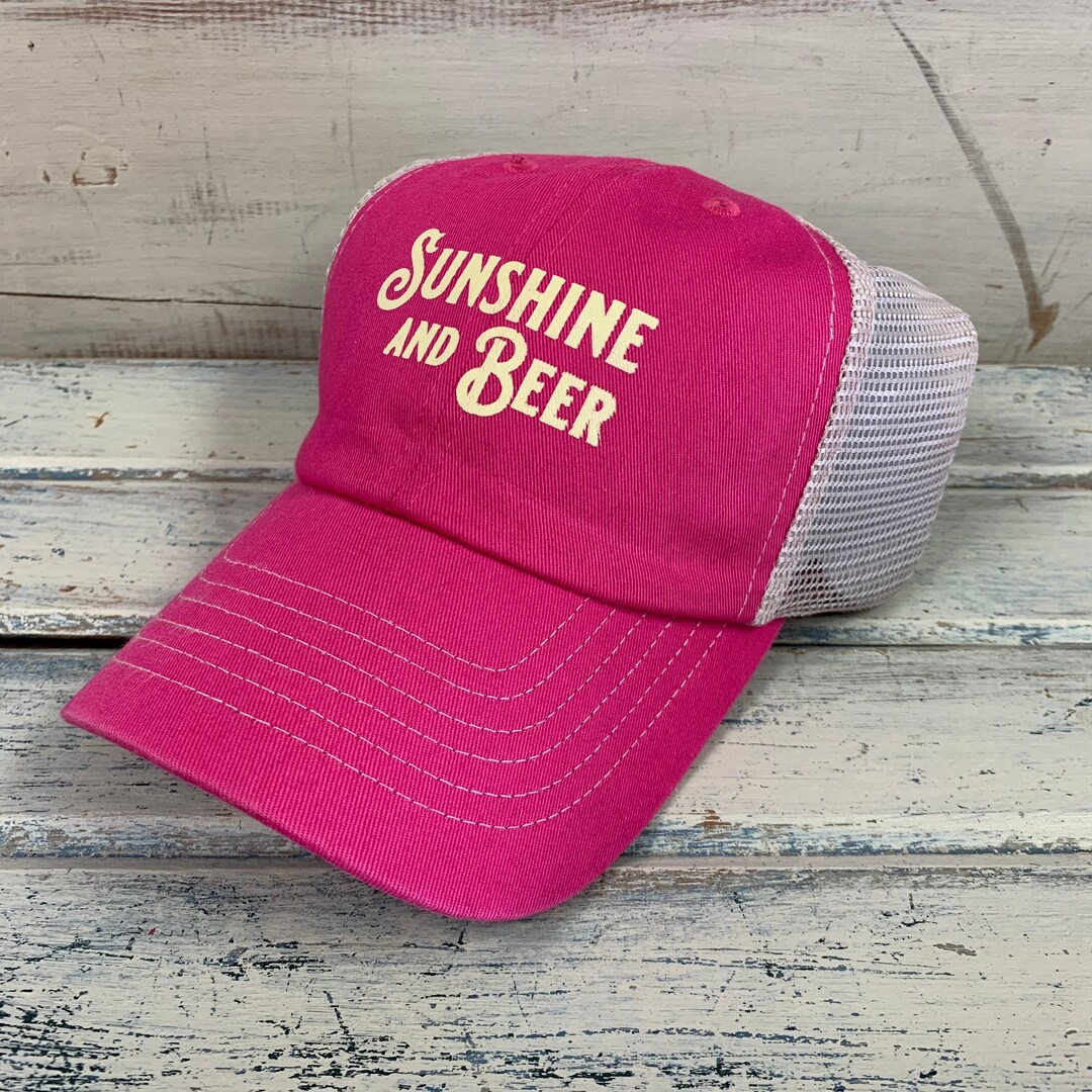 Sunshine & Beer Trucker Hat - Etsy
