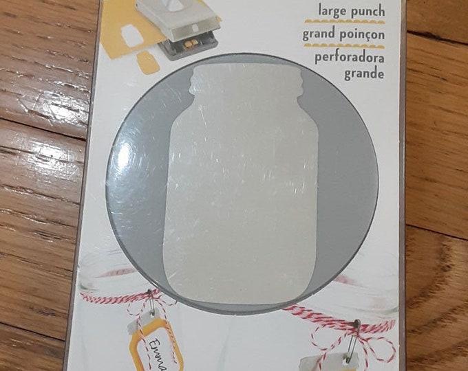 Large Glass Jar Paper Punch From EK Tools - Etsy