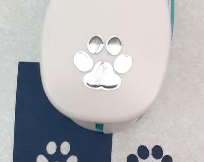 Small Animal Paw Print Paper Punch Thumb Punch From Recollections - Etsy