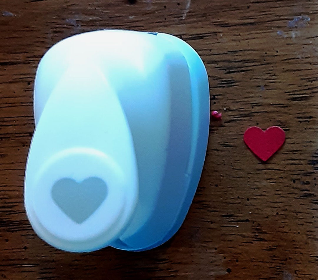 Small Heart Thumb Paper Punch - Etsy