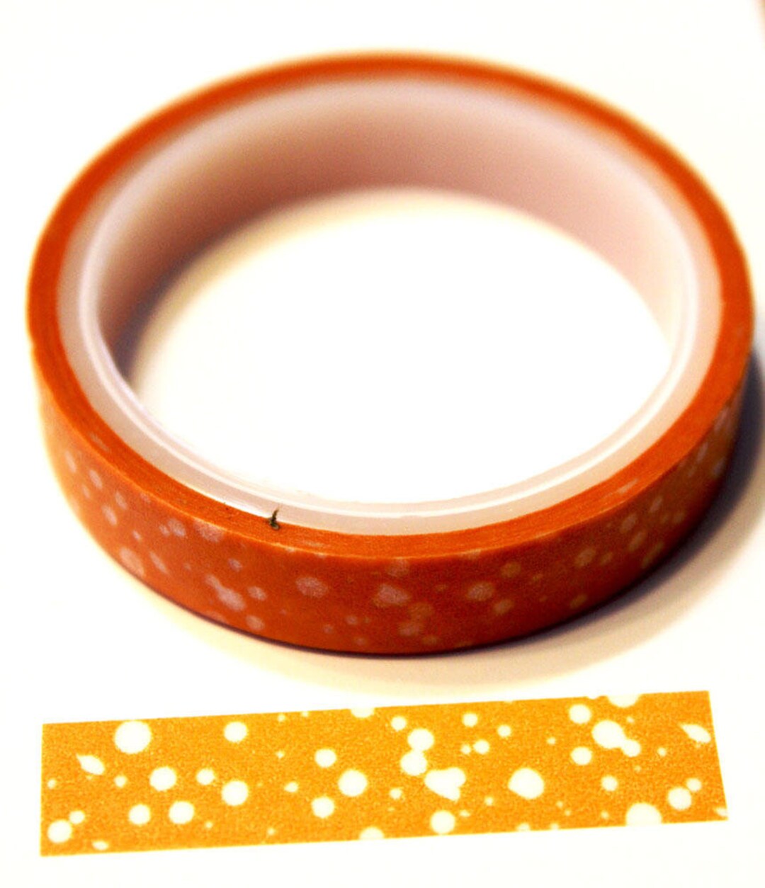 Peach-colored Paint Splatters Washi Tape - Etsy