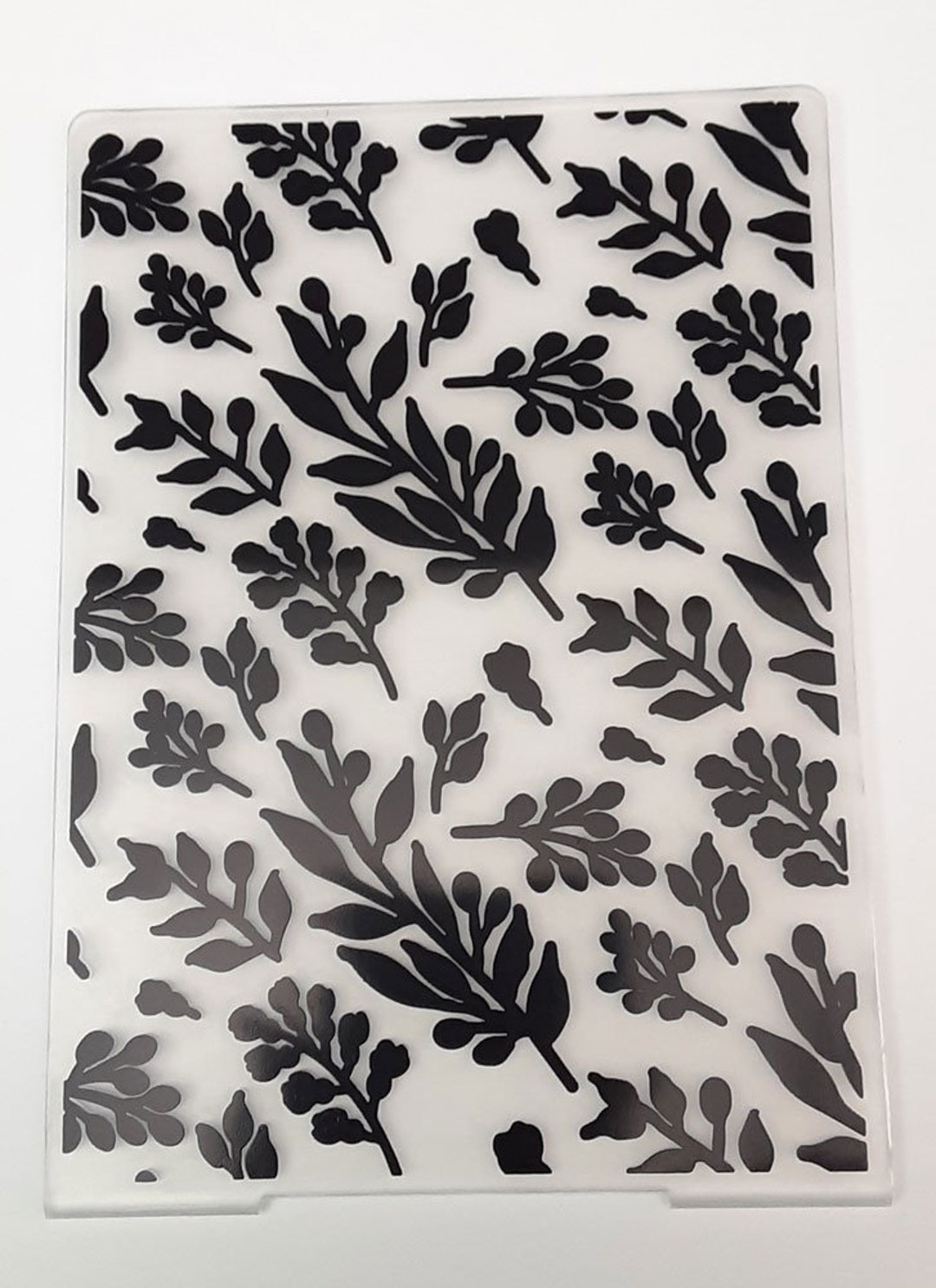 A2 Leaves and Sprigs Embossing Folder - Etsy