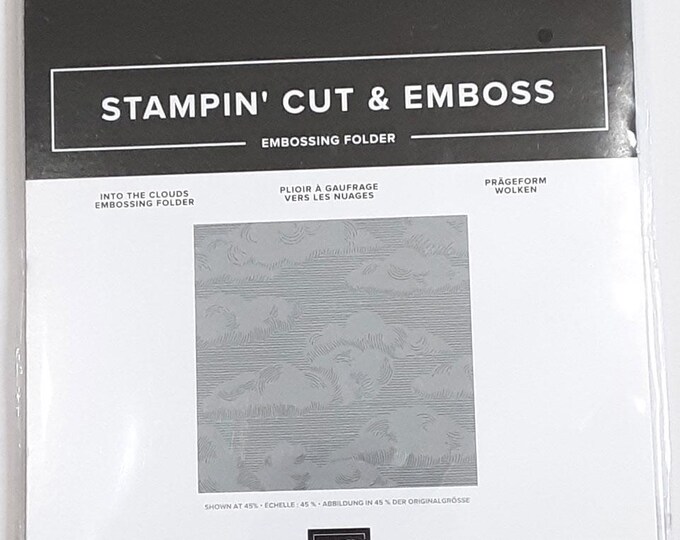 Into the Clouds Stampin’ Cut and Emboss Embossing Folder Retired From ...