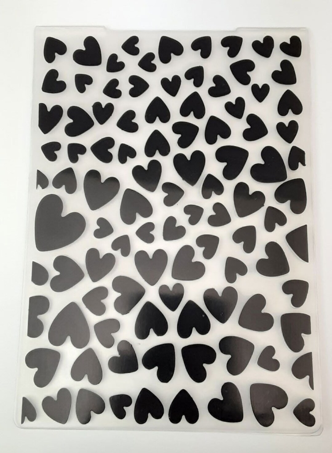 A2 Whimsy Hearts Embossing Folder - Etsy