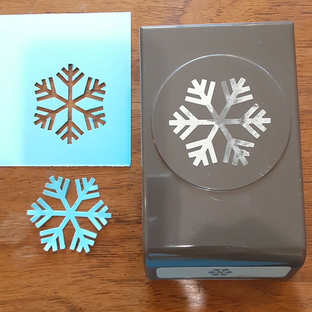 Large 1 7/8 Inch Snowflake Paper Punch Retired From Stampin Up - Etsy