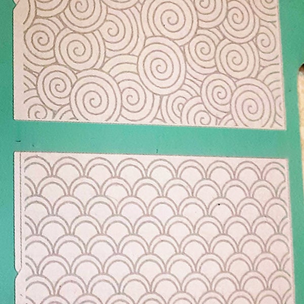 Embossing Folder Set - Etsy