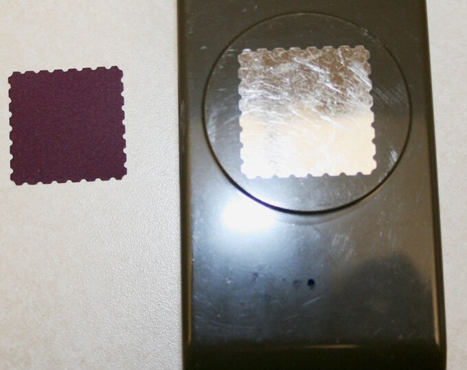 Medium Square Postage Stamp Paper Punch Retired From Stampin Up - Etsy