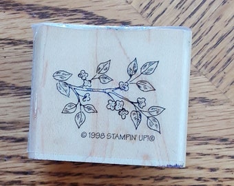 Branch Rubber Stamp | Etsy