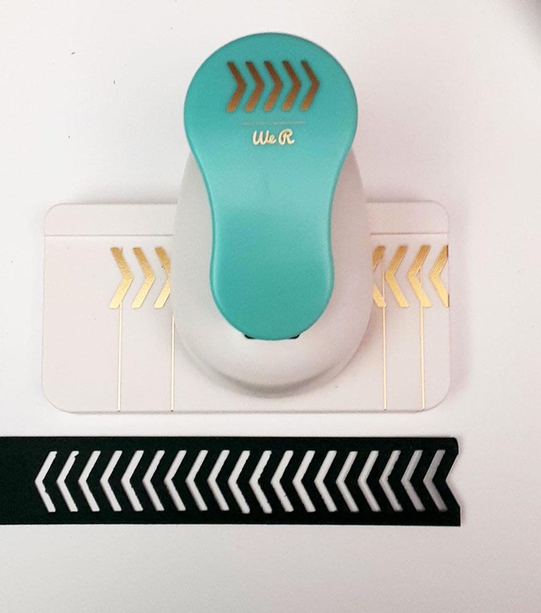 Large Chevron Border Paper Punch From We R Memory Keepers - Etsy