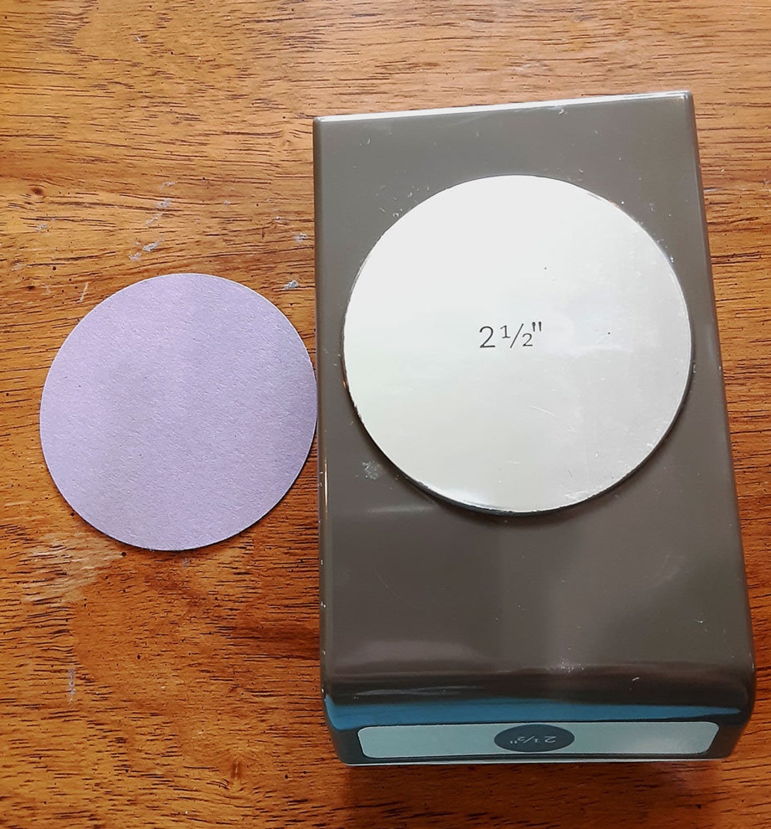 Large 2 1/2 Inch Circle Paper Punch Retired From EK Tools - Etsy