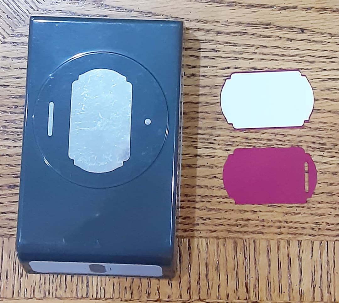 Large Label Me Fancy Paper Punch Retired From Stampin up (does Not ...