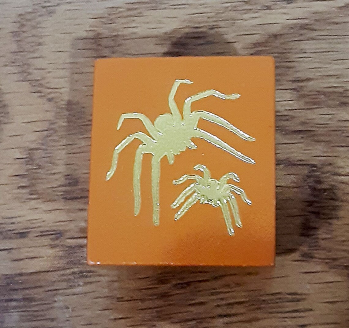 Two Spiders Rubber Stamp From Recollections - Etsy
