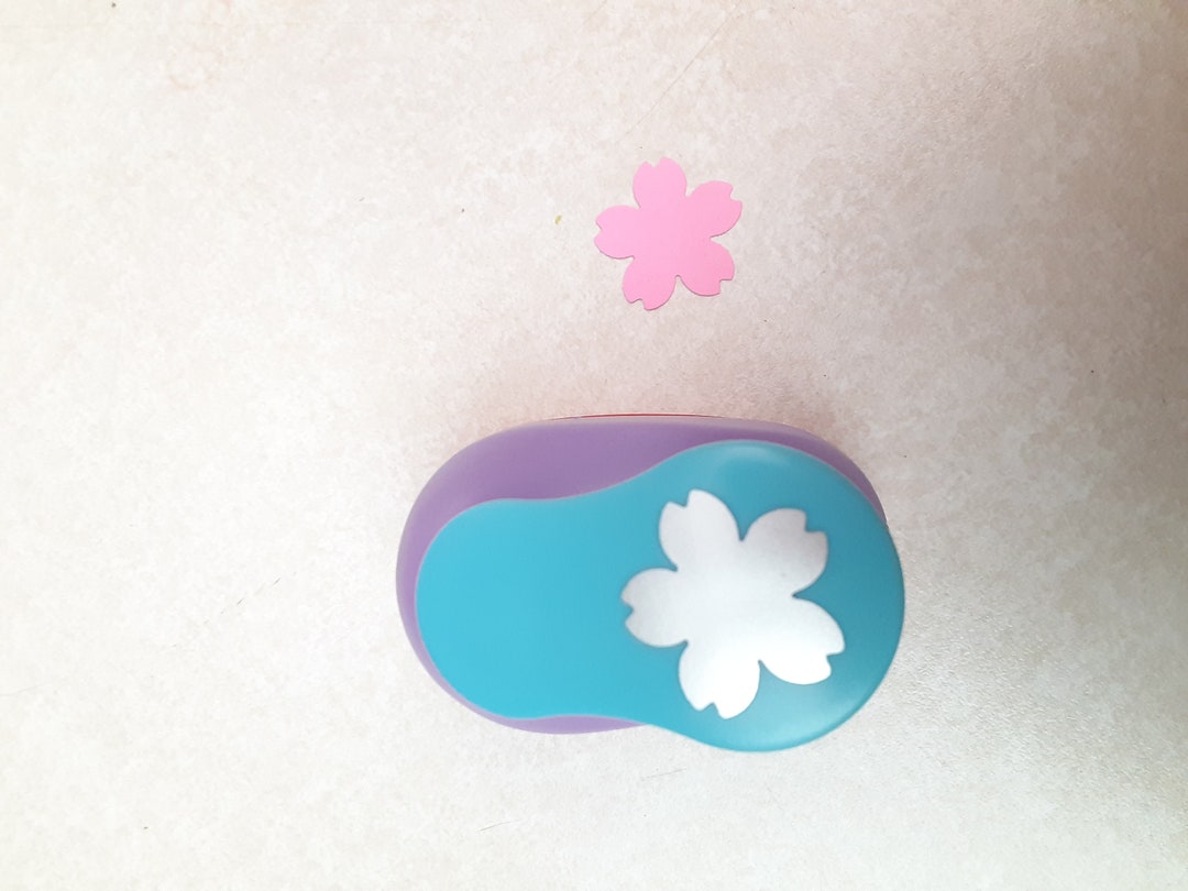 Mini Cherry Blossom Flower Thumb Paper Punch - Etsy