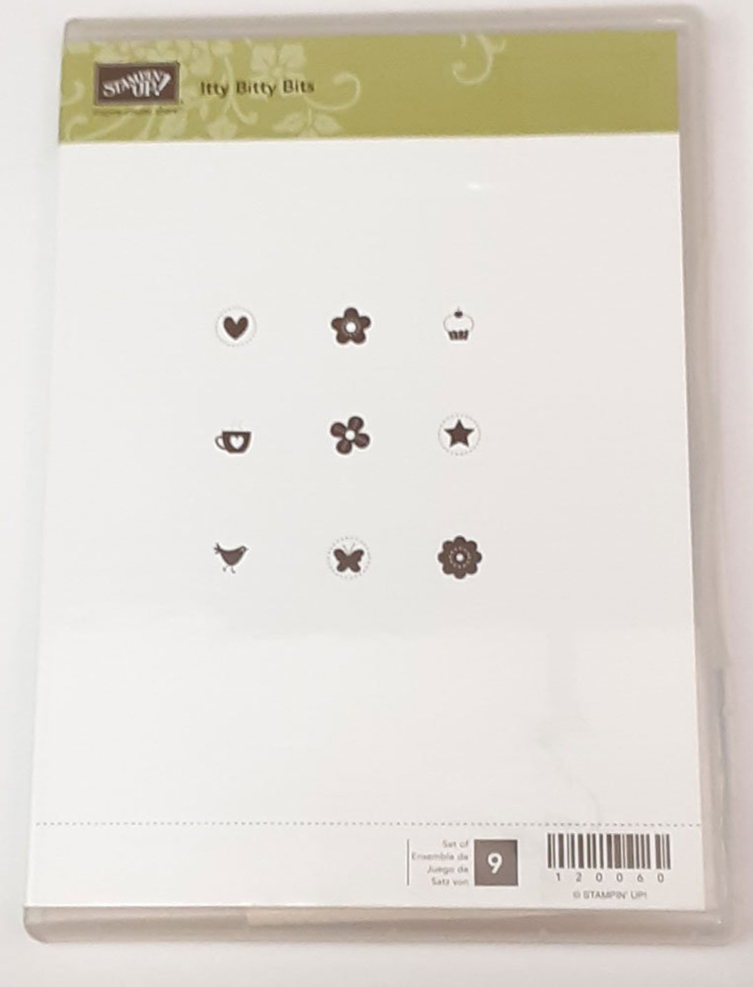 Itty Bitty Bits Clear-mount Rubber Stamp Set Retired From Stampin Up - Etsy