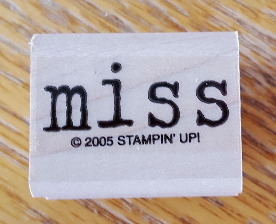 MISS Rubber Stamp se retiró de Stampin Up - Etsy España