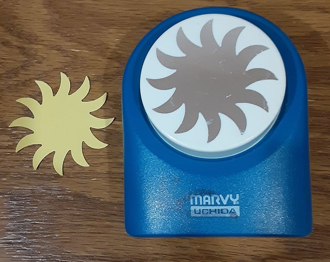 Medium Sun Paper Punch From Marvy Uchida - Etsy