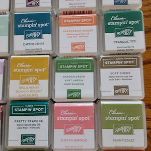 Paper Pumpkin Ink Spots Stamp Pads From Stampin up Paper Pumpkin - Etsy