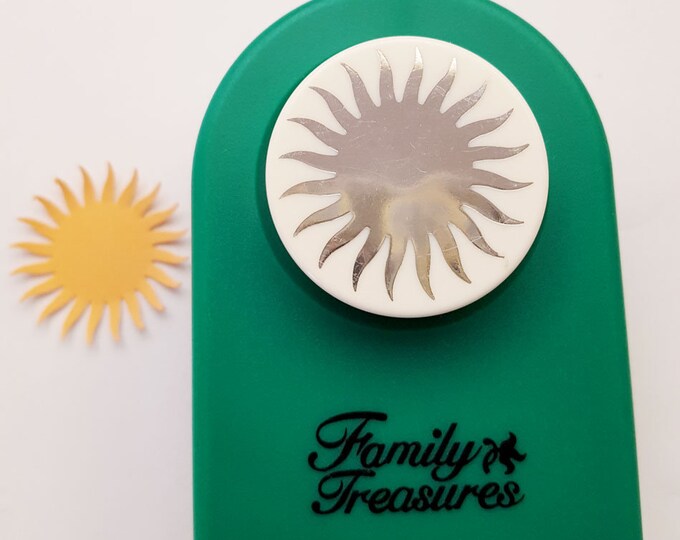 Medium Size Detailed Sun Paper Punch From Family Treasures - Etsy