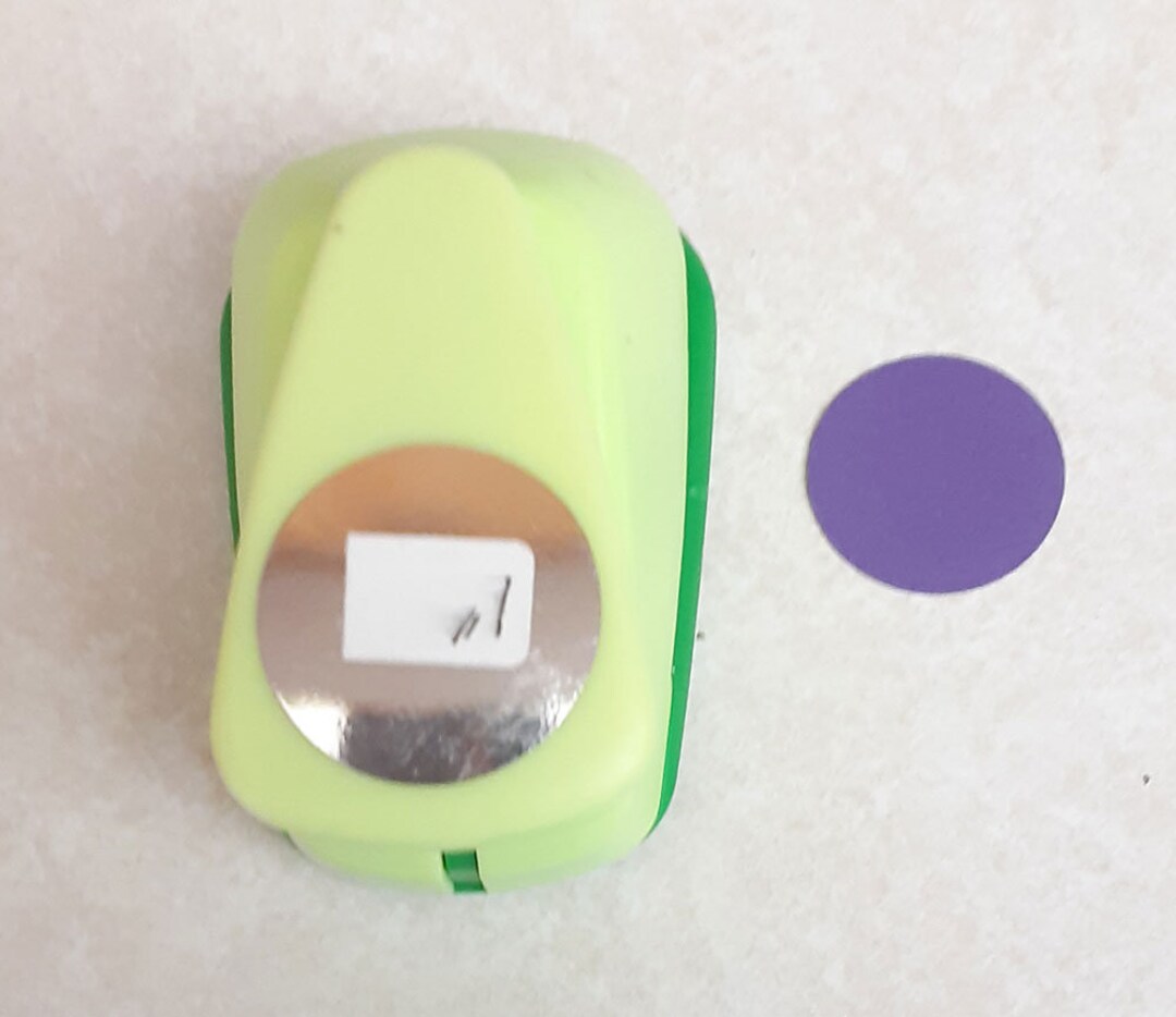 1 Inch Circle Thumb Paper Punch From Marvy Uchida - Etsy