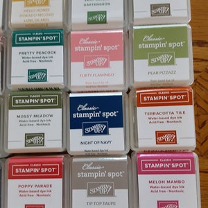 Paper Pumpkin Ink Spots Stamp Pads From Stampin up Paper Pumpkin - Etsy