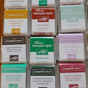 Paper Pumpkin Ink Spots Stamp Pads From Stampin up Paper Pumpkin - Etsy