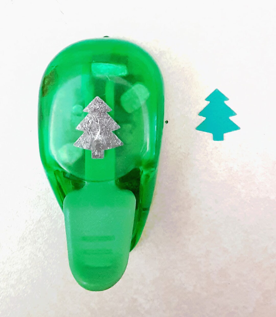 Small Evergreen Christmas Tree Thumb Paper Punch From EK Success - Etsy