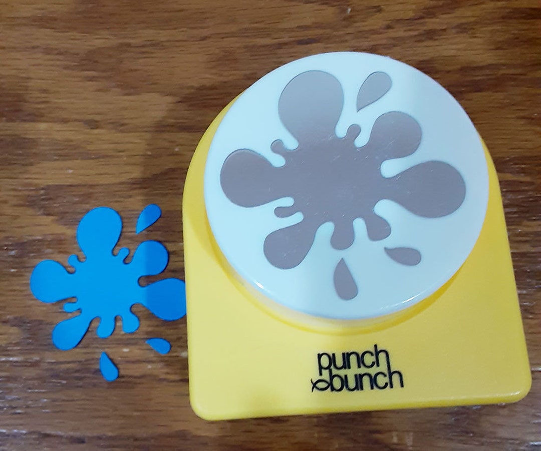 Large Ink Splat Paper Punch - Etsy