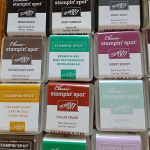 Paper Pumpkin Ink Spots Stamp Pads From Stampin up Paper Pumpkin - Etsy