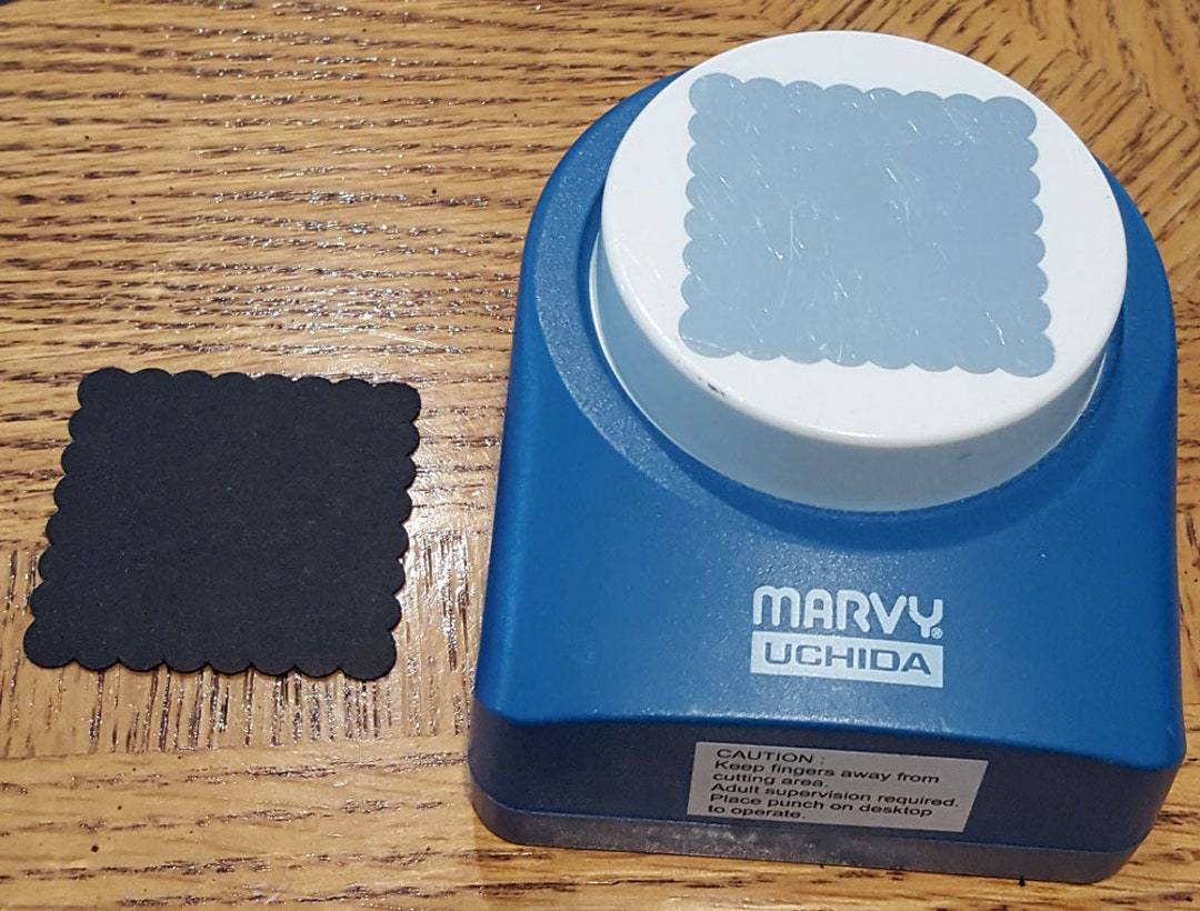 Extra Large Scalloped Square Paper Punch From Marvy Uchida - Etsy