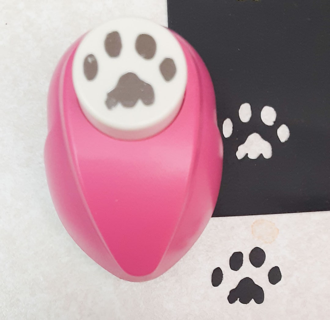 Small Animal Dog or Cat Paw Paper Punch - Etsy