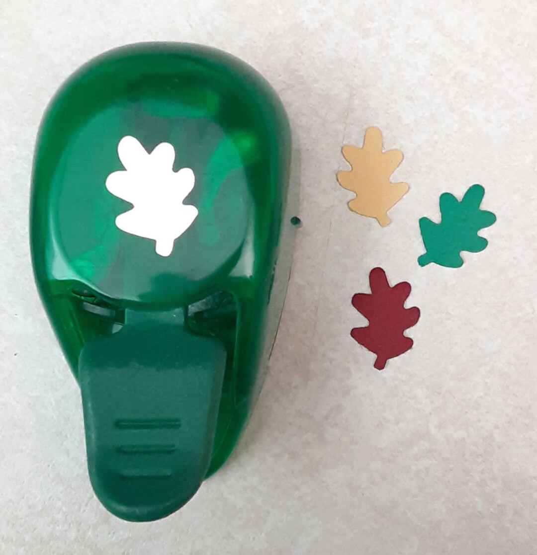 Small Oak Leaf Thumb Punch Paper Punch From EK Success - Etsy