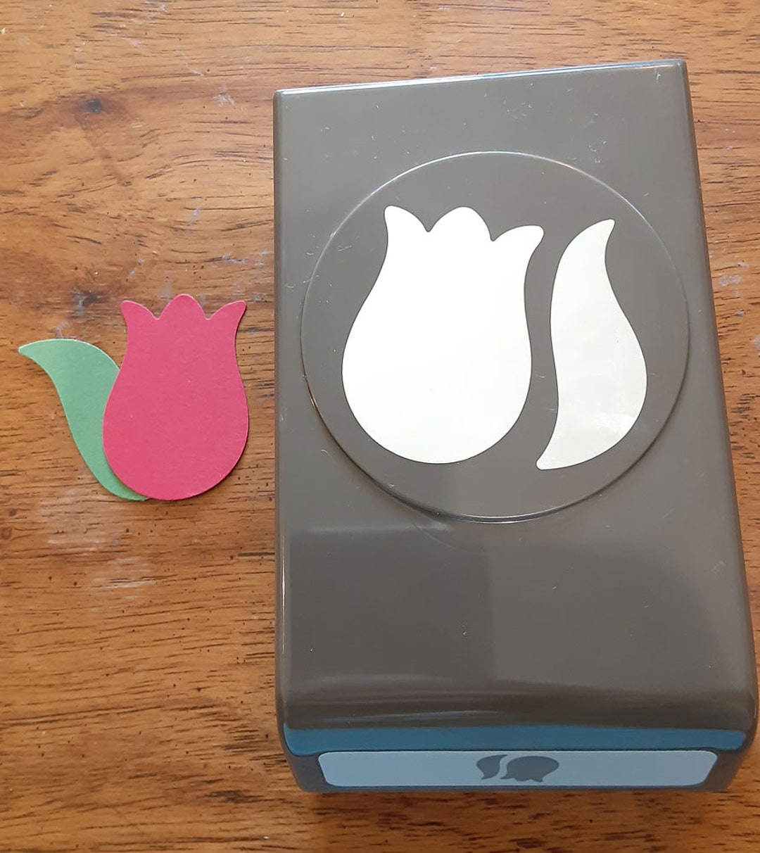 Large Tulip Builder With Leaf Paper Punch Retired From Stampin Up - Etsy