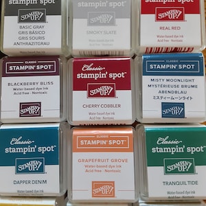 Paper Pumpkin Ink Spots Stamp Pads From Stampin up Paper Pumpkin - Etsy