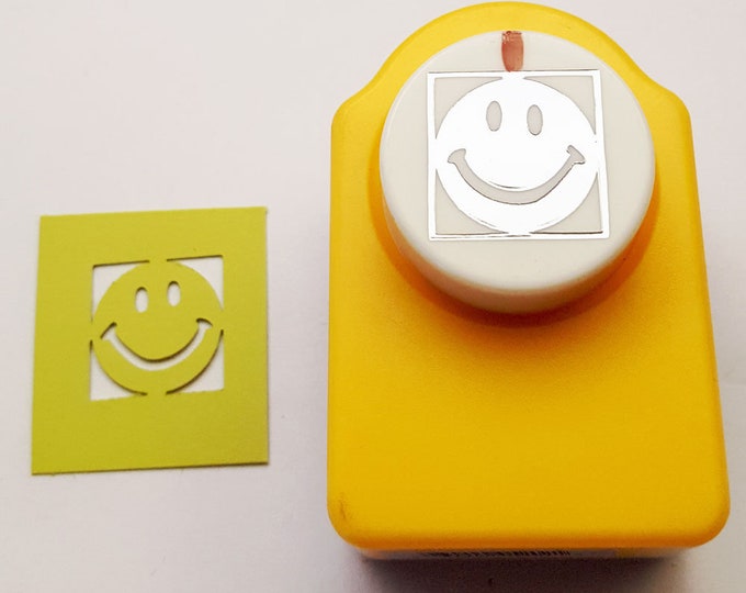 Medium Smiley Face Paper Punch - Etsy