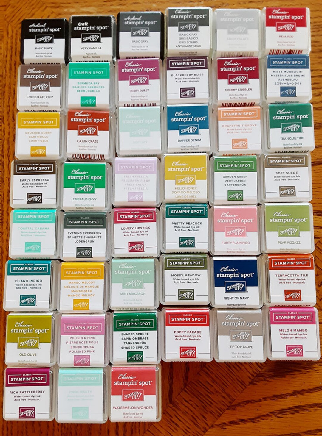 Paper Pumpkin Ink Spots Stamp Pads From Stampin up Paper Pumpkin - Etsy