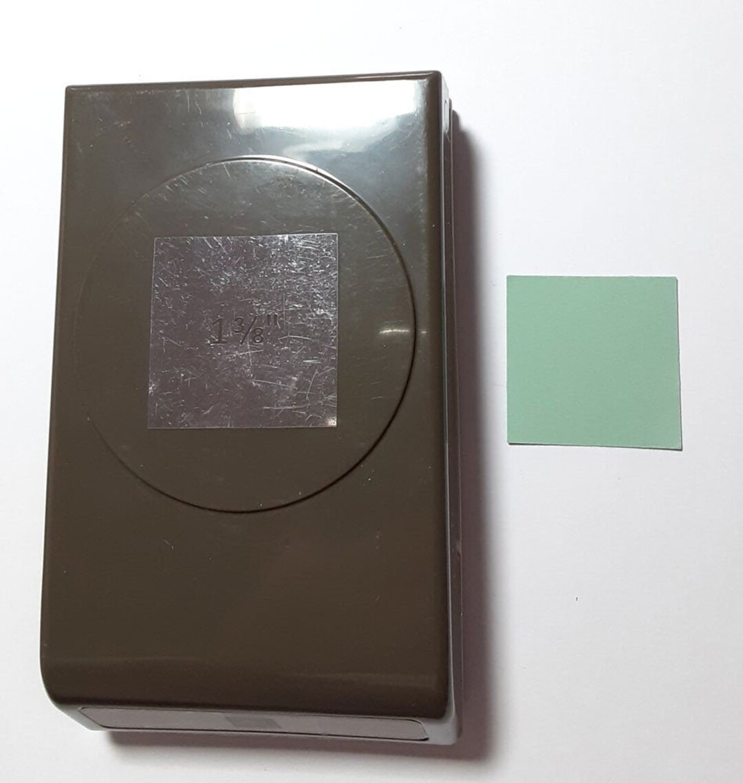 1 3/8 Inch Square Paper Punch Retired From Stampin Up - Etsy