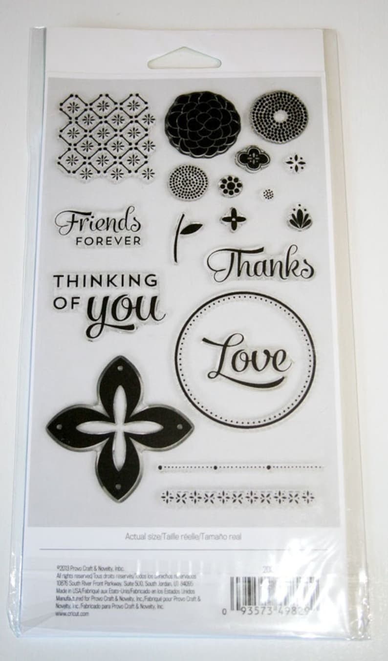 Mission View Premium Stamps Clear Mount Rubber Stamp Set From Cricut - Etsy