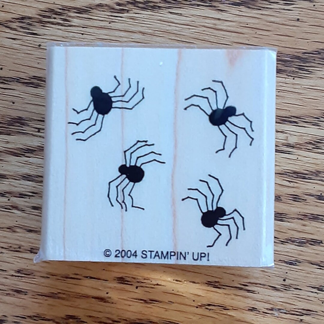 Spiders Background Rubber Stamp Retired From Stampin’ Up - Etsy