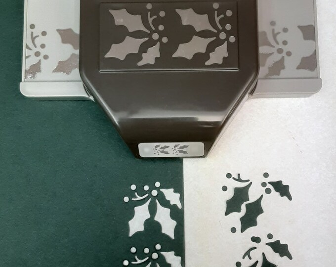 Holly Border Paper Punch Retired From Stampin Up - Etsy