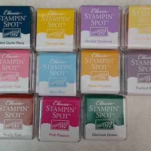 Paper Pumpkin Ink Spots Stamp Pads From Stampin up Paper Pumpkin - Etsy