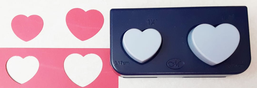 Double Large Hearts Paper Punches From Creative Memories - Etsy