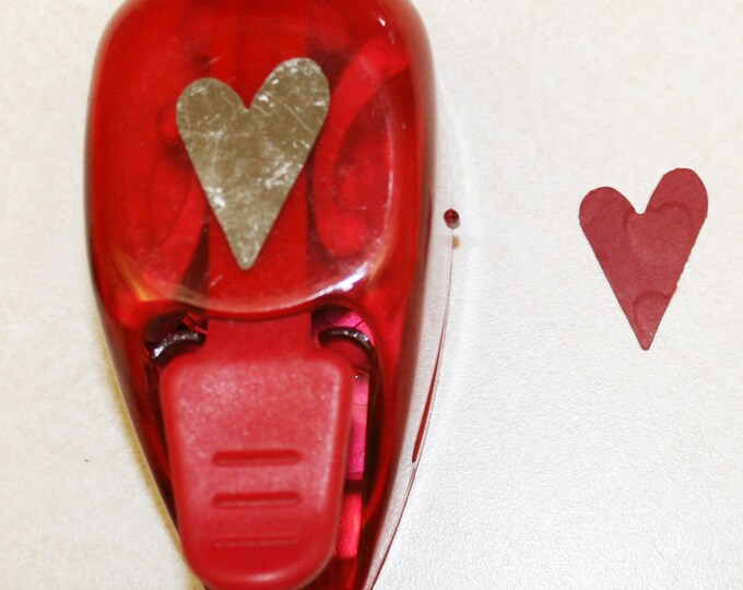Small Primitive Heart Thumb Paper Punch Retired From EK Success - Etsy