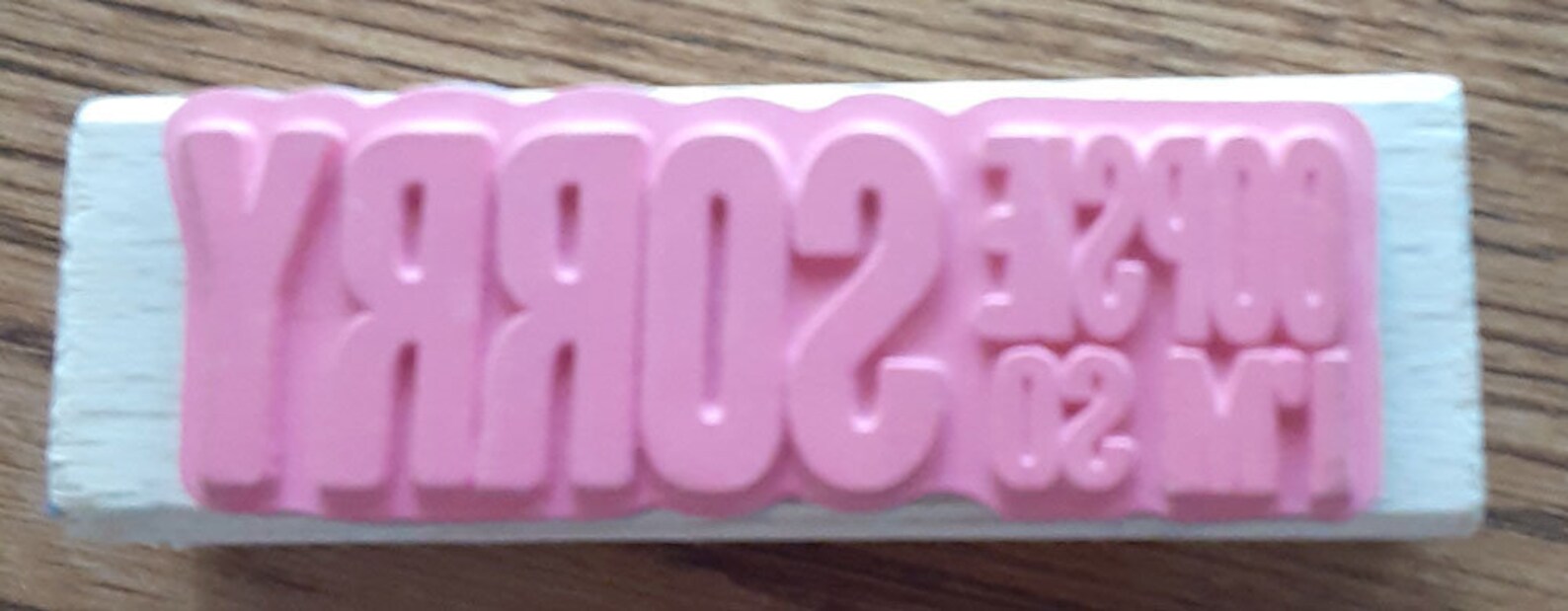 Oopsie Im so Sorry Rubber Stamp From Studio G - Etsy