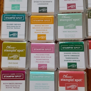 Paper Pumpkin Ink Spots Stamp Pads From Stampin up Paper Pumpkin - Etsy